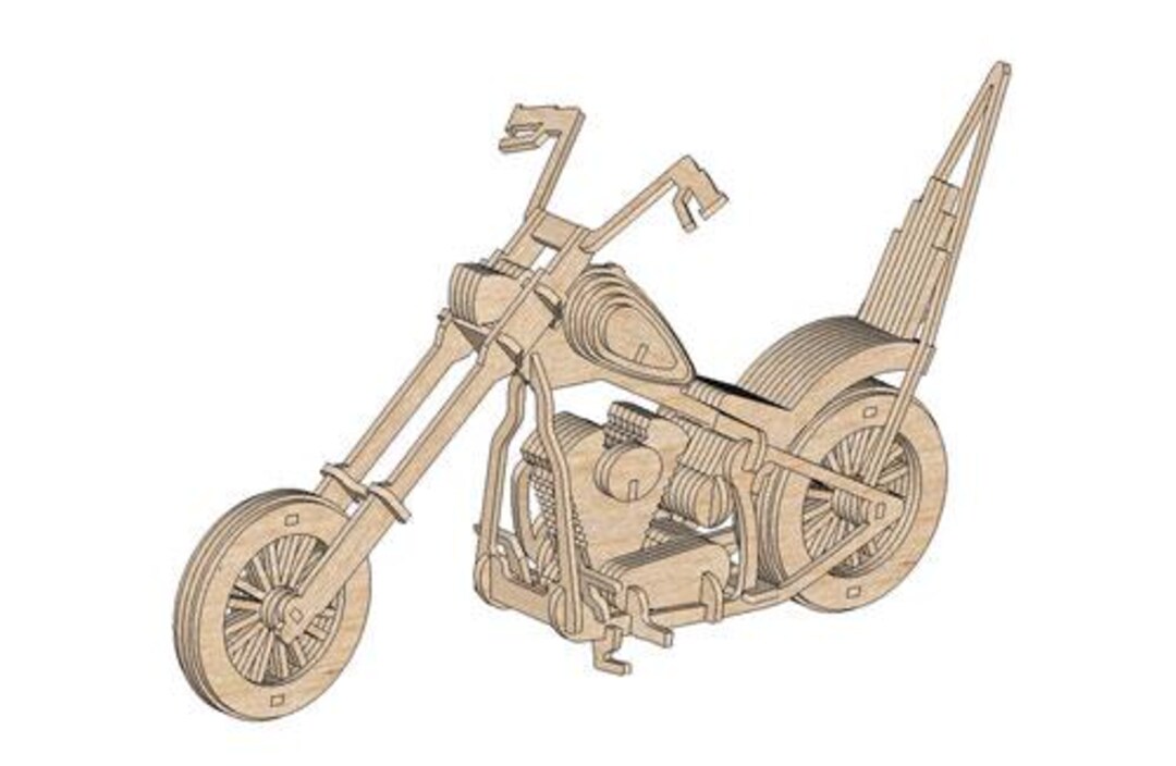 Cpt. America Chopper Laser Cut File - Etsy