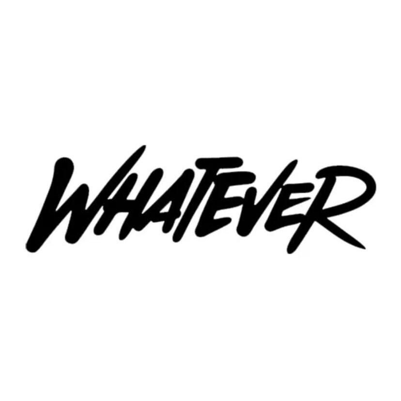 Whatever Motivational Vinyl Decal Sticker for Wall Door - Etsy