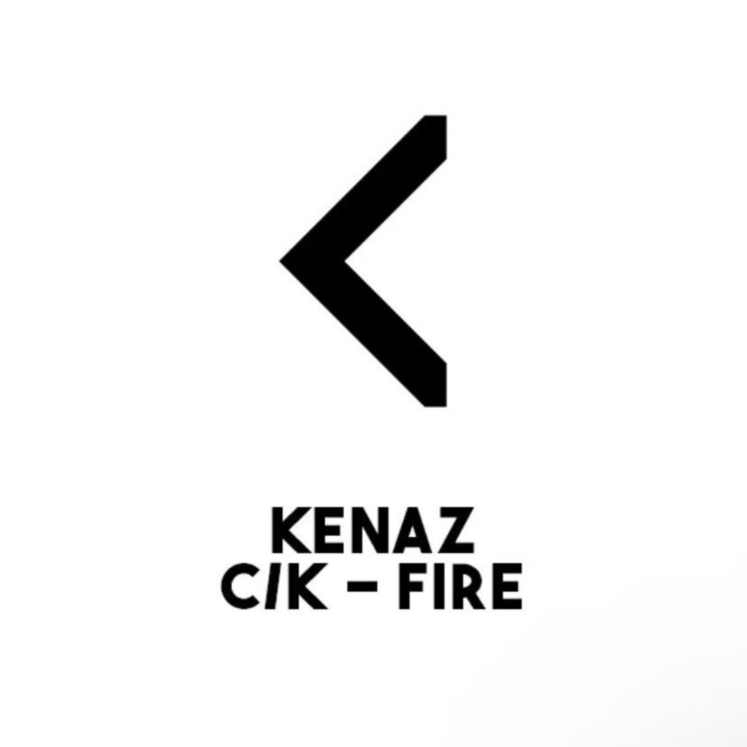 Norse Pagan Viking Fire Rune Vinyl Decal Sticker Door, Wall, Gaming ...