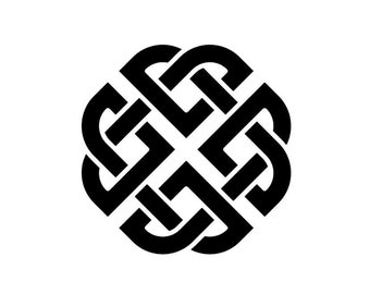 Norse Viking Celtic Dara Knot Vinyl Decal Sticker - Door, Wall, Gaming ...