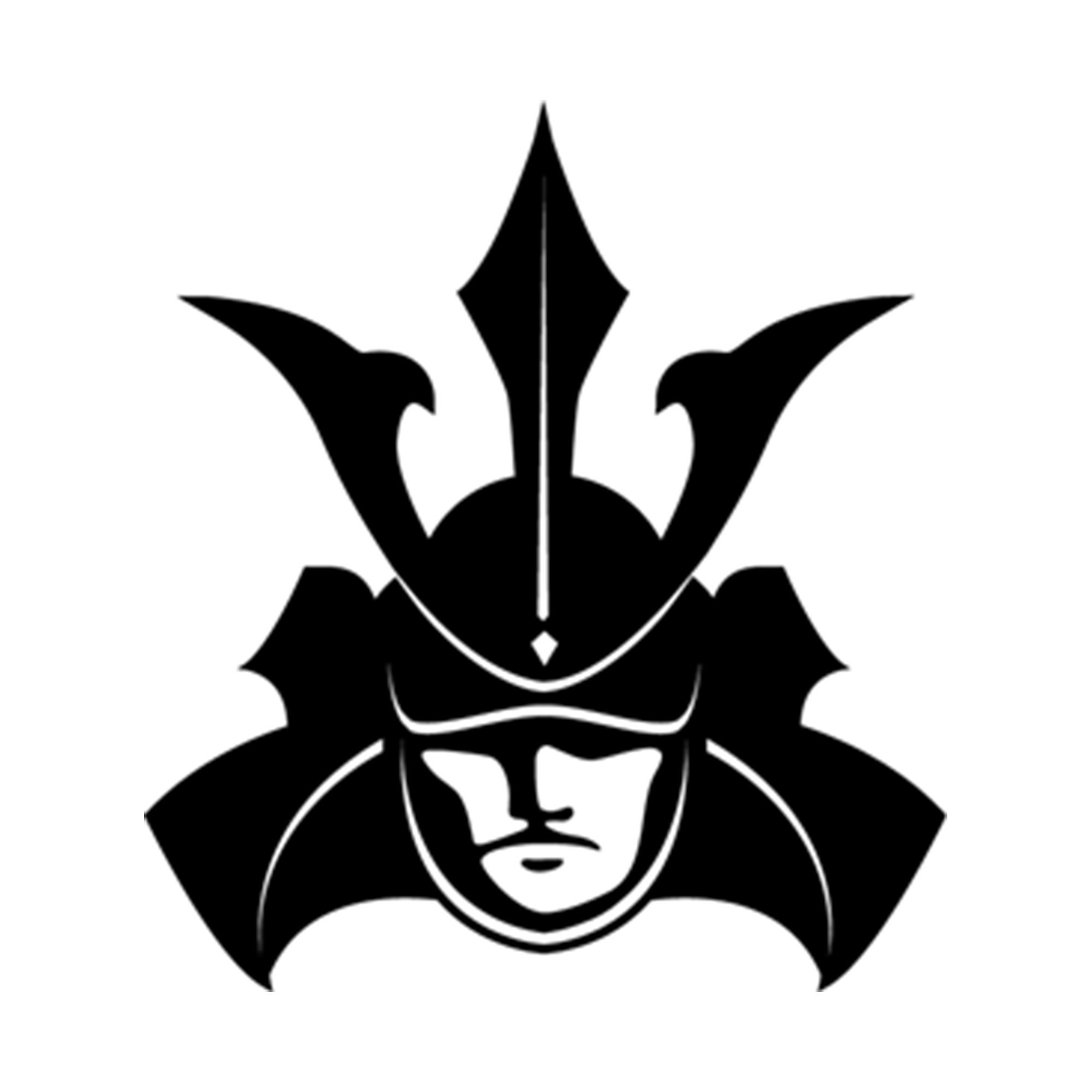 Japanese Shogun Warrior Symbol Vinyl Decal Sticker for Wall, Door ...