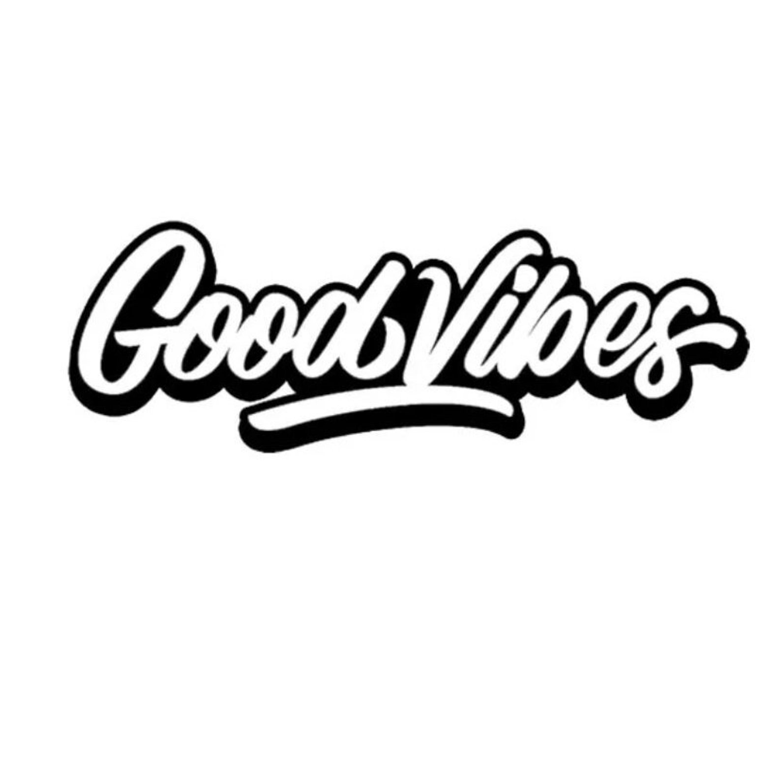 Good Vibes Motivational Quotes Vinyl Decal Sticker for Wall, Door ...