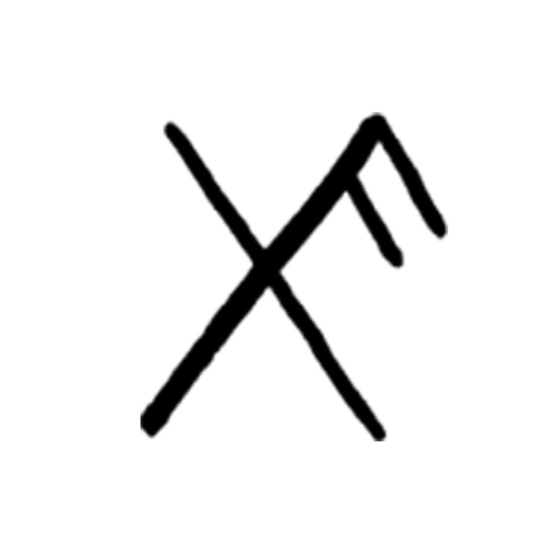 Norse Viking Good Luck Bind Rune Symbol Vinyl Decal Sticker - Door ...