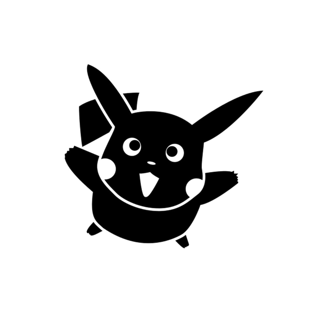 Pokemon Go Pikachu Vinyl Decal Sticker for Wall Door Gaming - Etsy