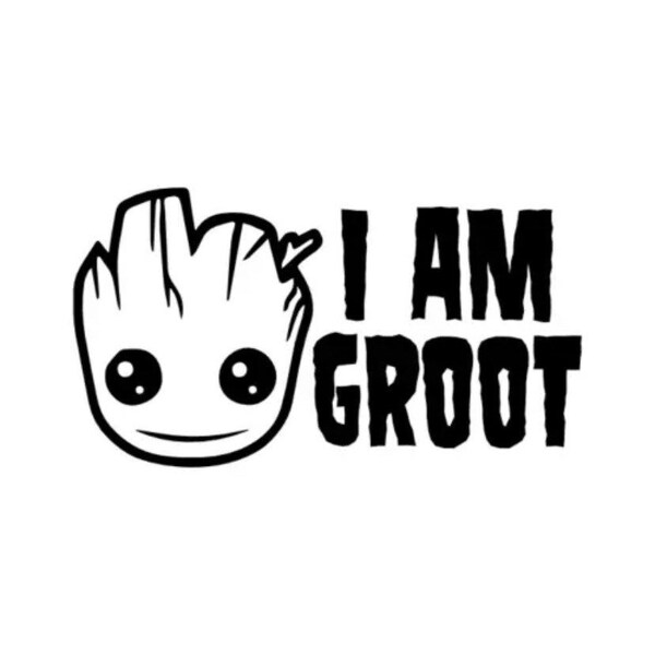 Groot Laptop Sticker - Etsy