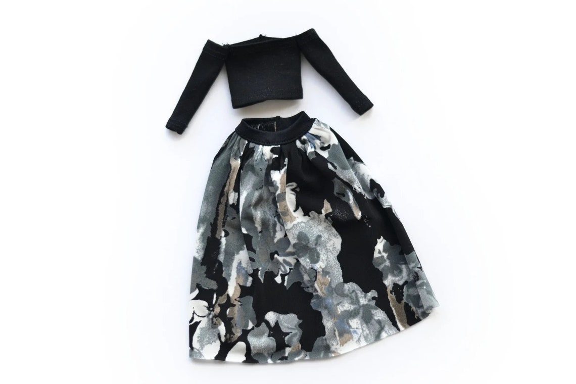 1/6 Scale Doll Set of 2 SKIRT and SLEEVED TOP Doll - Etsy