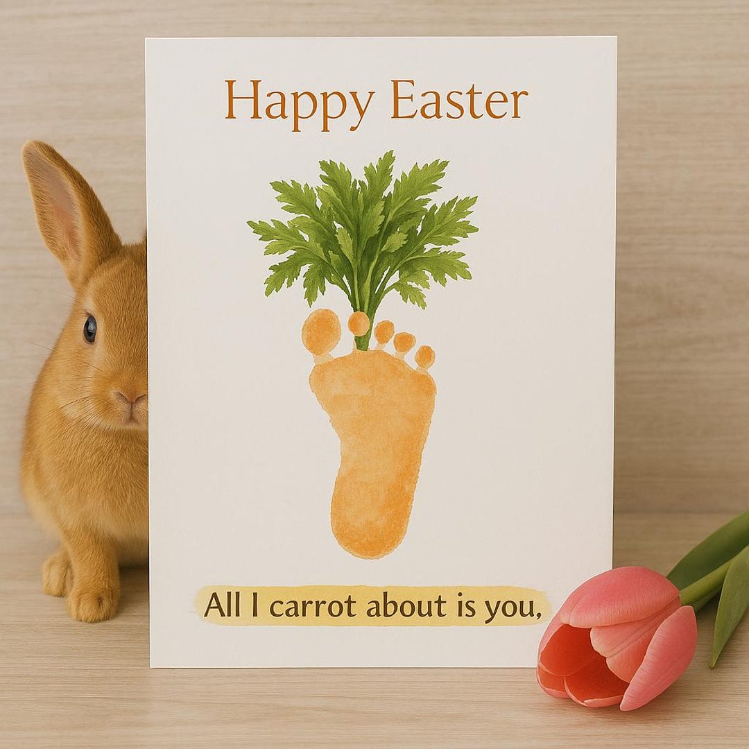 Easter Handprint Footprint Art / DIY Preschool Craft for Kids / Memory ...