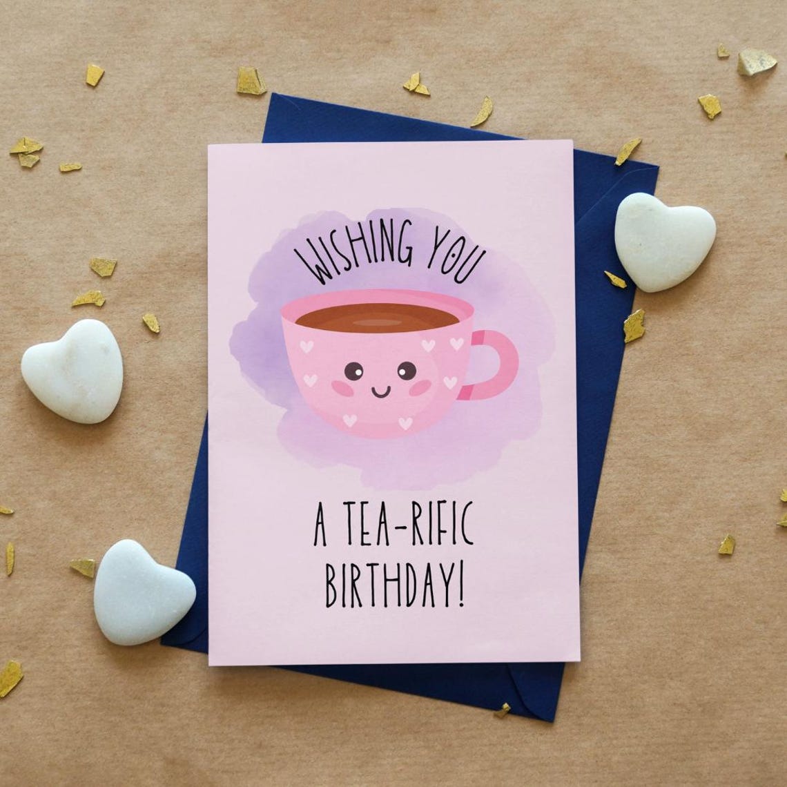Printable Birthday Card, Have A Tea-rific Birthday Card, Digital ...