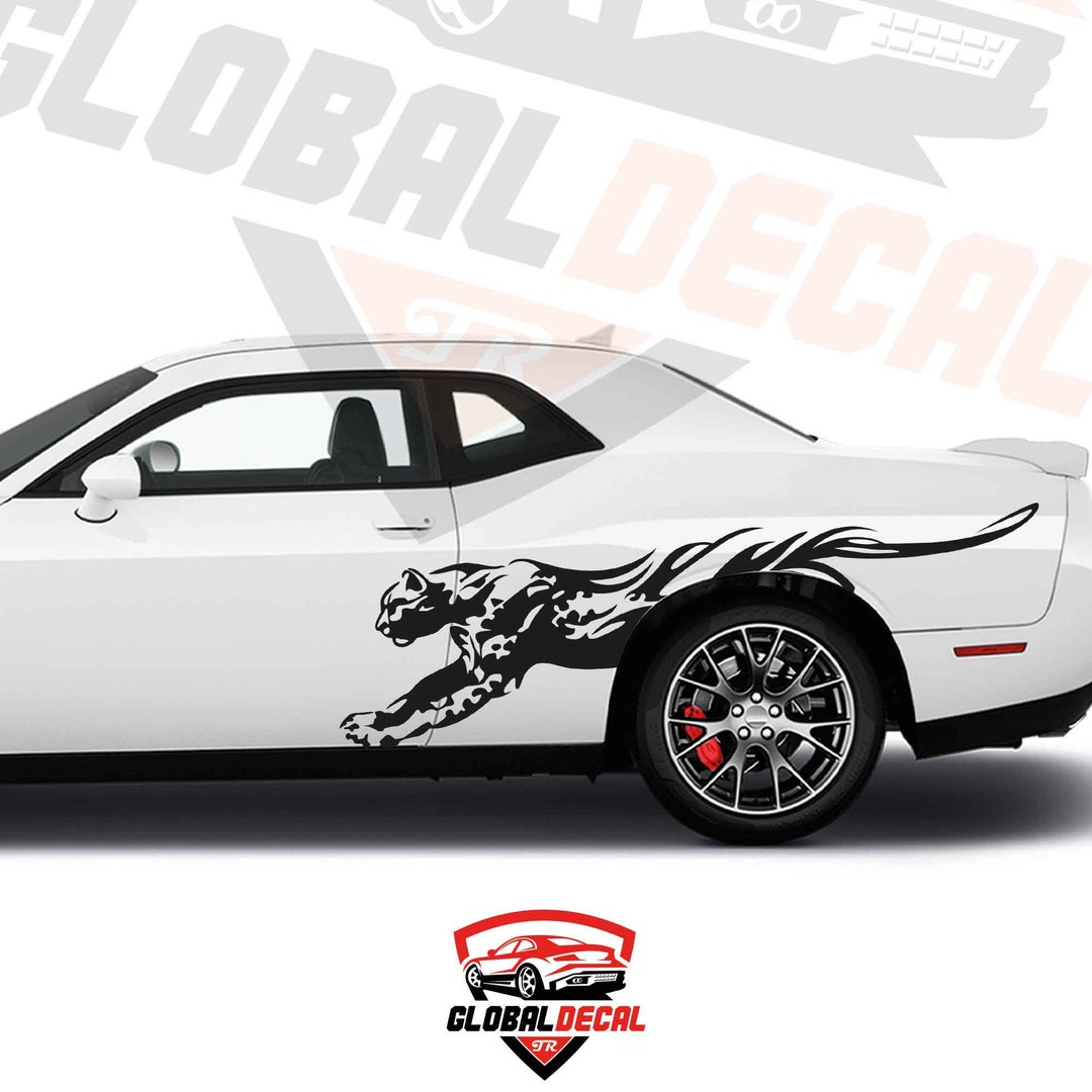 Cheetah Decal Side Body Decal Fender Decal Side Door Decal - Etsy