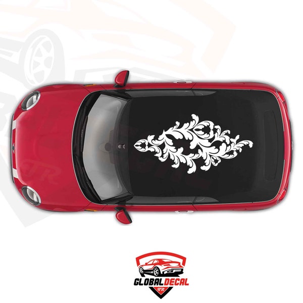 Mini Cooper Roof Decal - Etsy