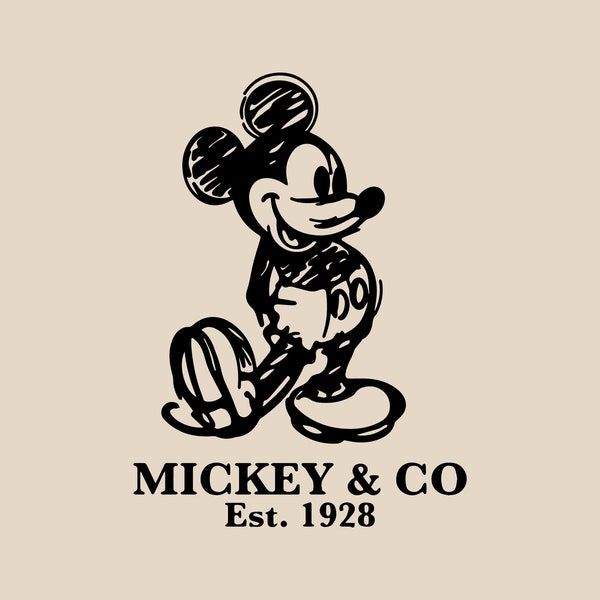 Mickey Co 1928 Svg - Etsy Canada