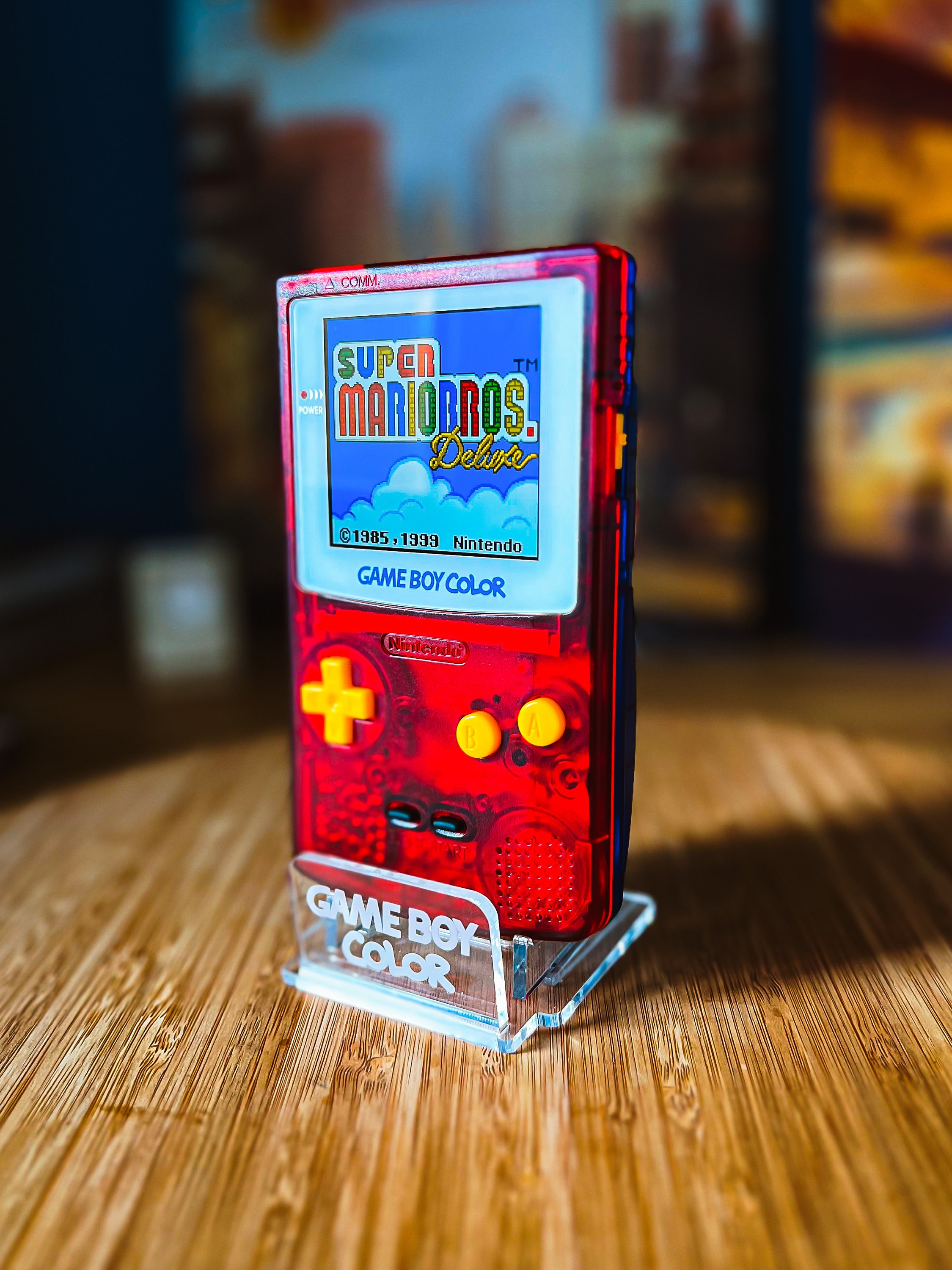 Custom Game Boy Color IPS Screen Super Mario Bros Edition - Etsy