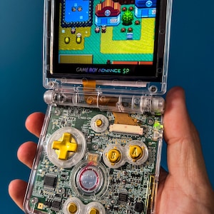 Vintage Game Boy Advance SP With IPS Screen Mew Edition - Etsy