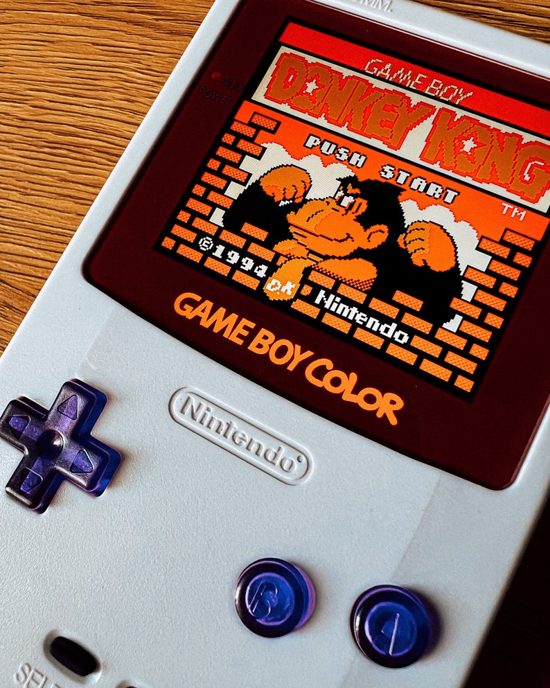 Custom Game Boy Color With IPS Screen Famicom Edition - Etsy