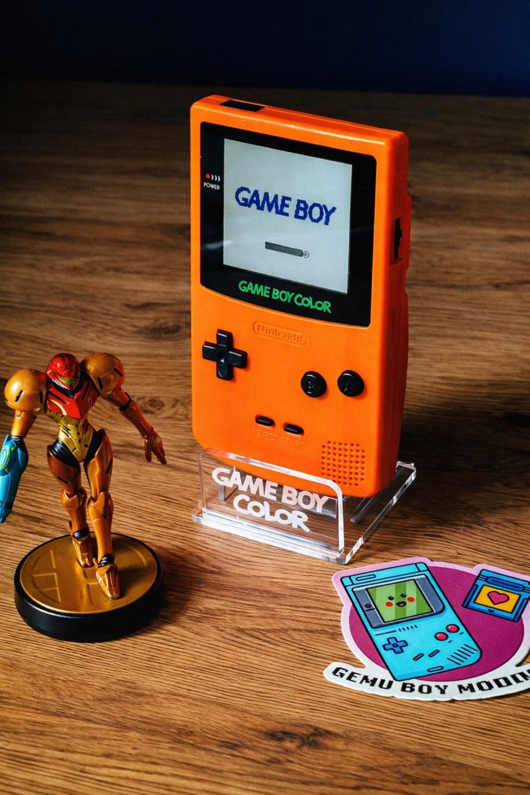 Vintage Game Boy Color With IPS Screen Orange - Etsy