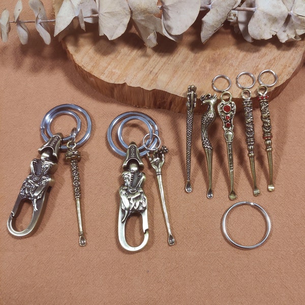 Brass Keychain - Etsy