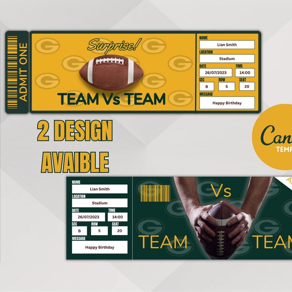 Green Bay Packers Canva - Etsy