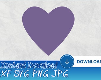 Pretty Outline Heart Instant Downloads in Black & White SVG, PNG, EPS ...