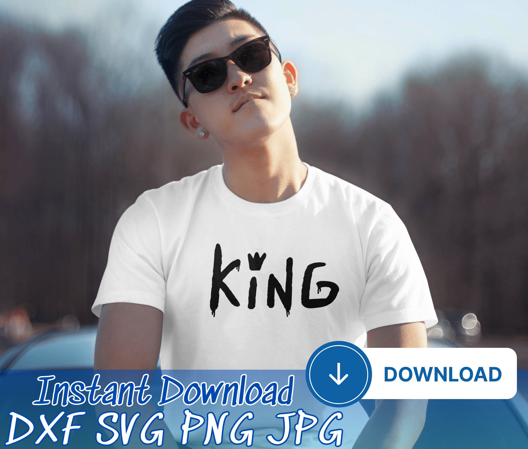 Melted King Crown SVG PNG: Cricut Silhouette Cut File (digital Download ...