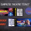Printable the Wizard of Oz the Musical Surprise Ticket Template to the ...