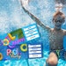 Pool Party Printable Template - Customizable Ticket Design for a ...
