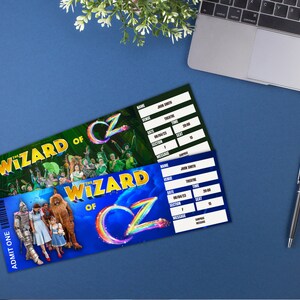 Printable the Wizard of Oz the Musical Surprise Ticket Template to the ...