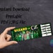 Printable the Wizard of Oz the Musical Surprise Ticket Template to the ...