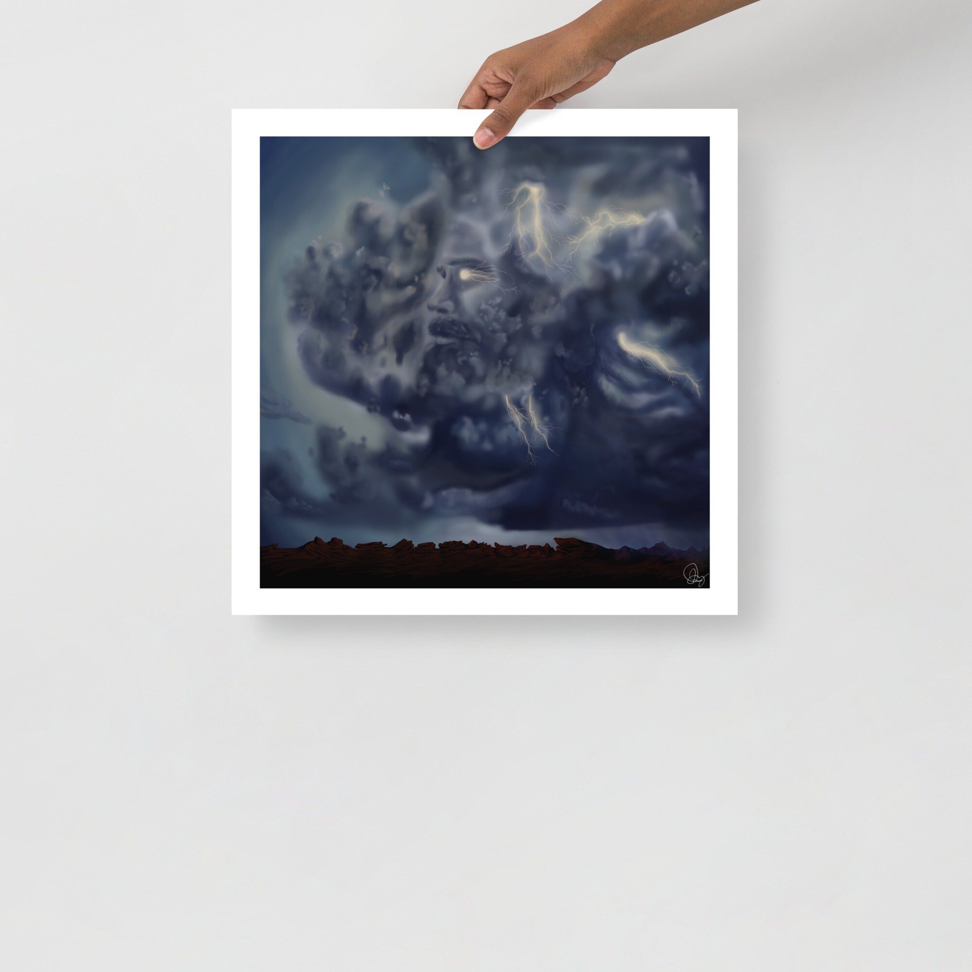 The Stormfather, Stormlight Archive Fan Art Poster - Etsy
