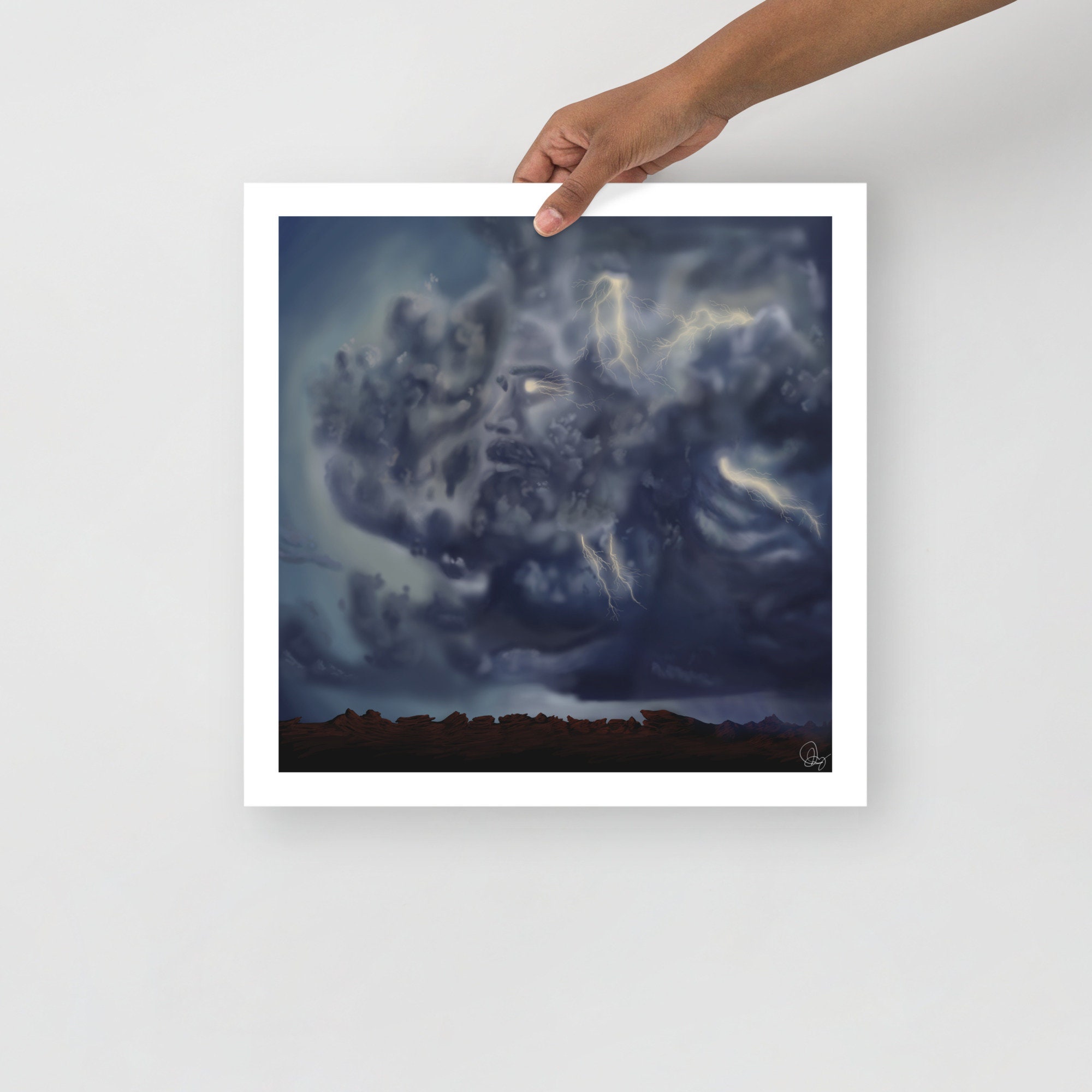 The Stormfather, Stormlight Archive Fan Art Poster - Etsy