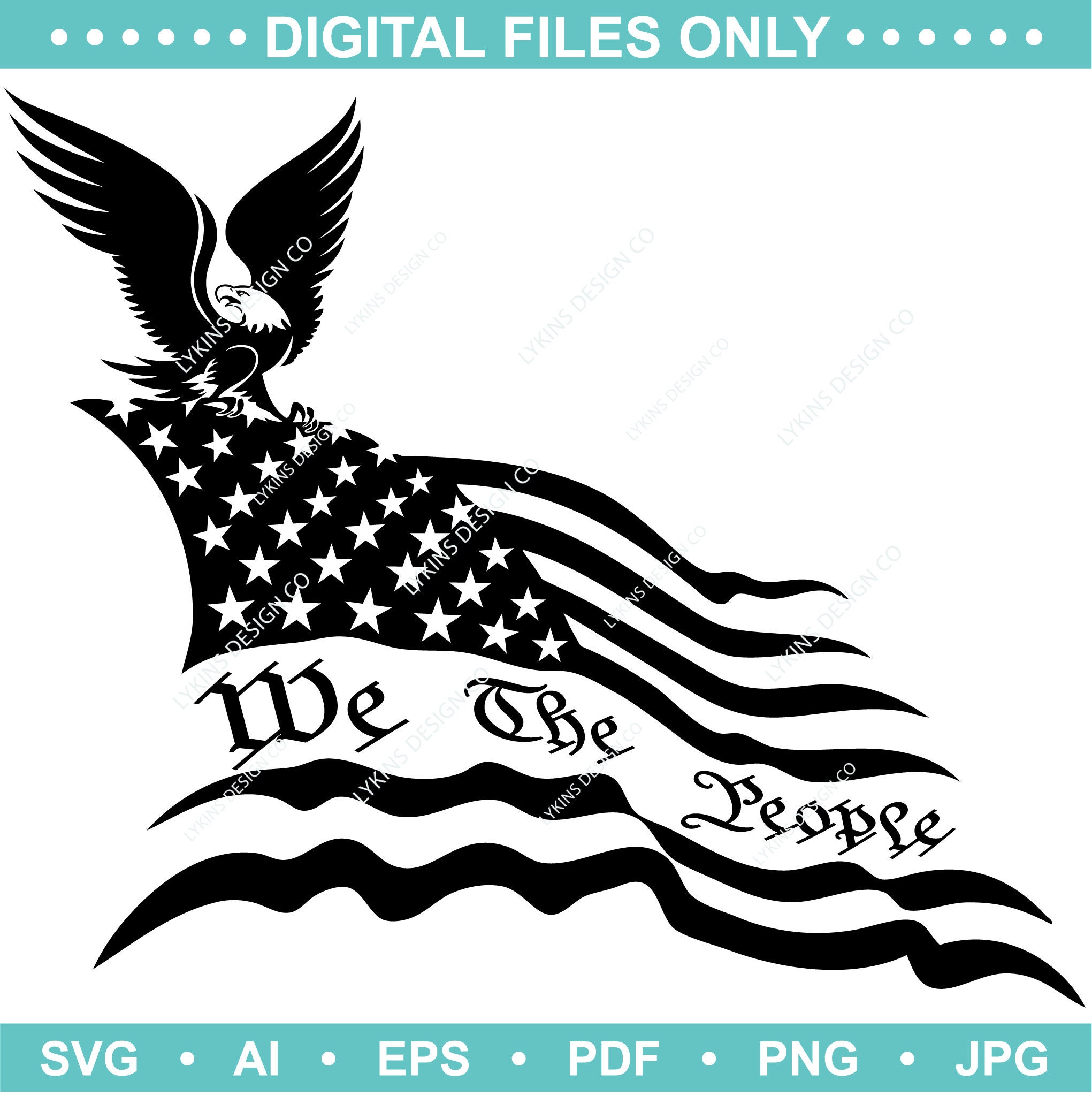 Buy We the People, Eagle Patriotic SVG, 2024 Election, Four Fathers ...