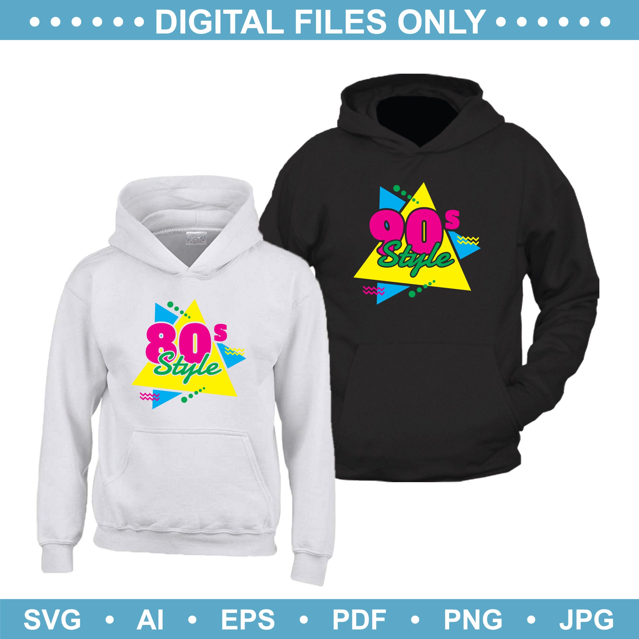 80's/90's Style Retro Fun Design80's - Etsy