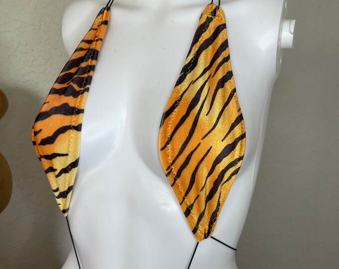 Tiger Slingshot Bikini | Halloween Stripper Outfit | Exotic Dancewear ...