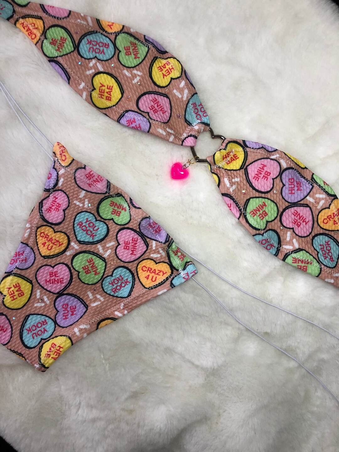 Sweetheart Micro Bandeau Bikini Set Stripper Outfit Exotic Dancewear ...