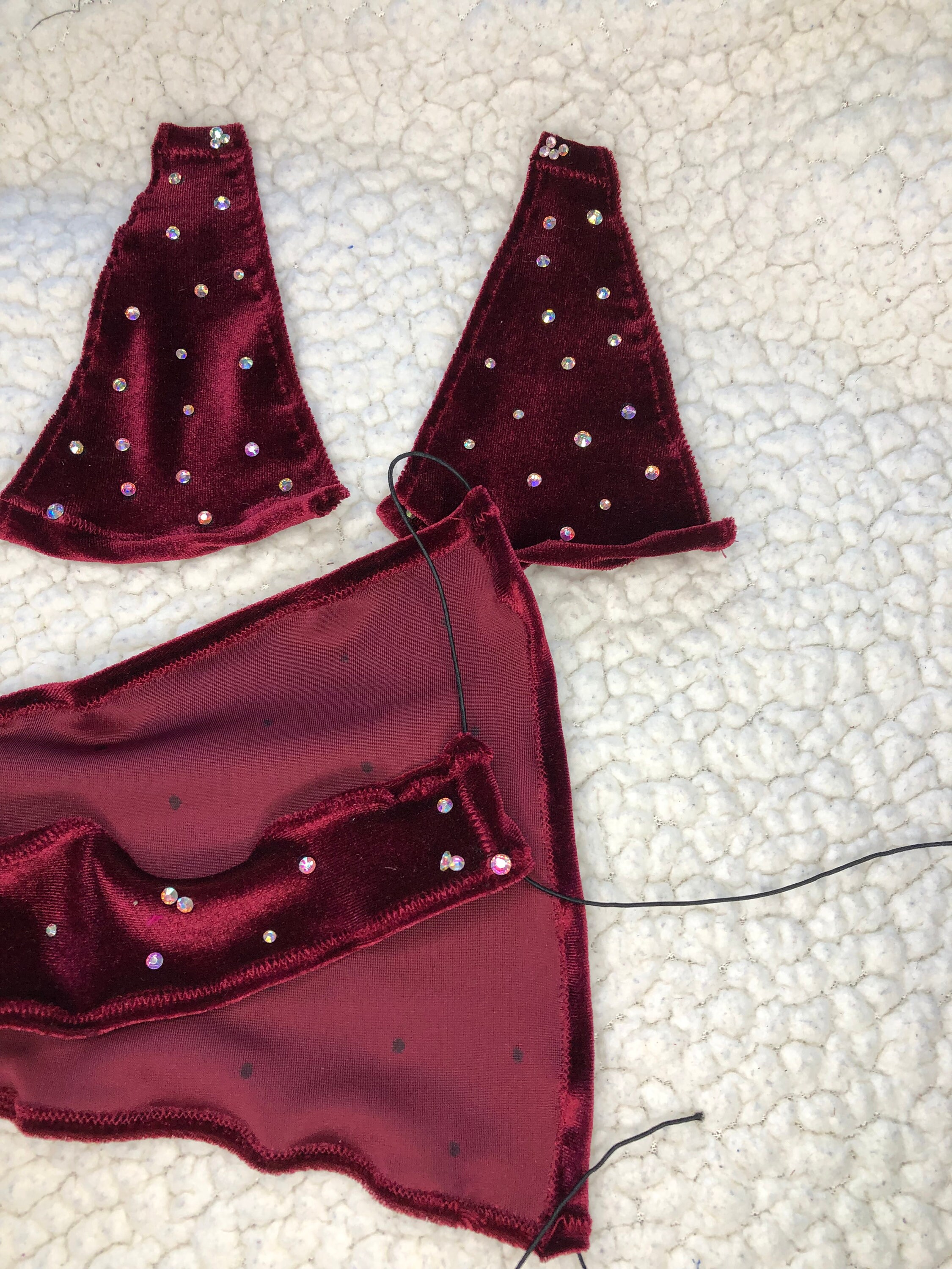 Velvet Micro Bikini Stripper Outfits Exotic Dancewear Set - Etsy