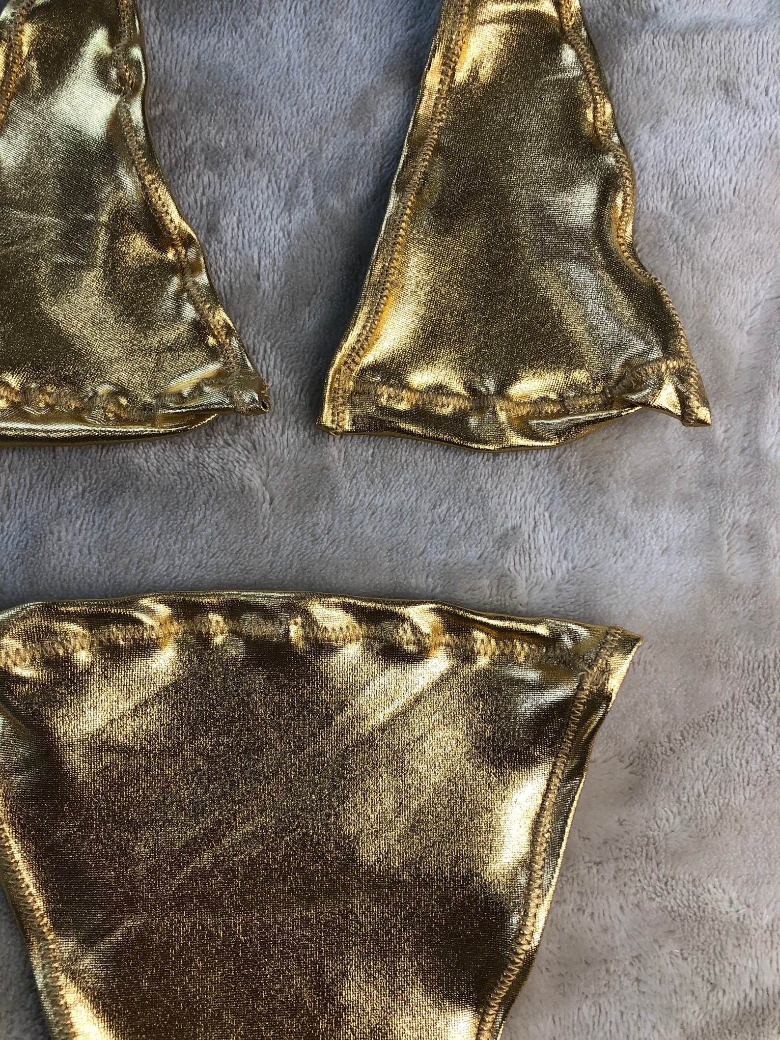 Gold Micro Bikini Stripper Outfits Exotic Dancewear Set - Etsy