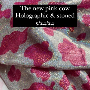 Cow Print Slingshot Bikini , Stripper Outfit , Exotic Dancewear Rave ...