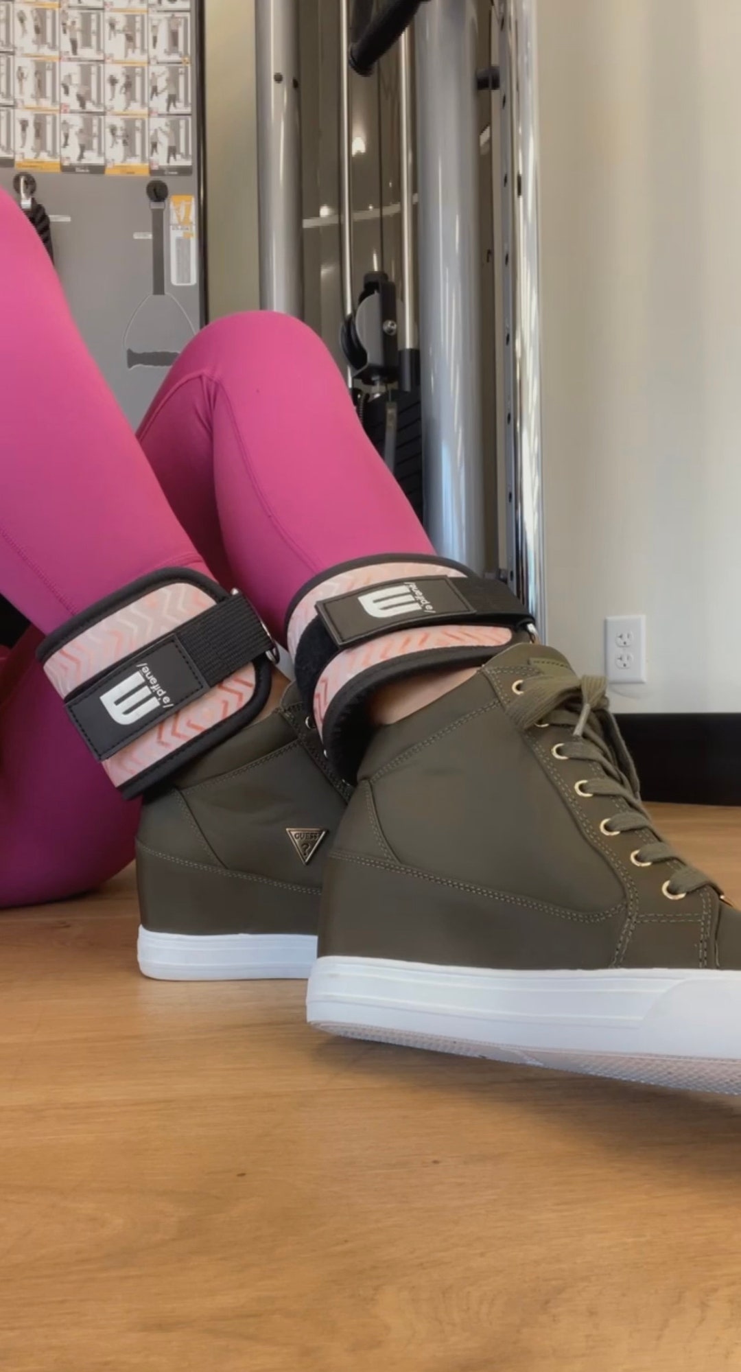 SHADES OF PINK - Single Ankle Cuff Attachment for Cable Machine - Etsy