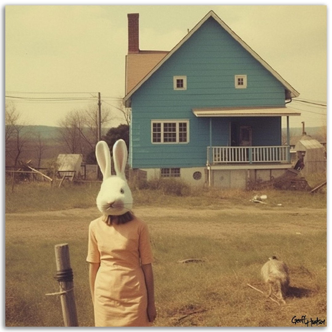 Hi Bunny! Semi-glossy Paper Poster - Etsy