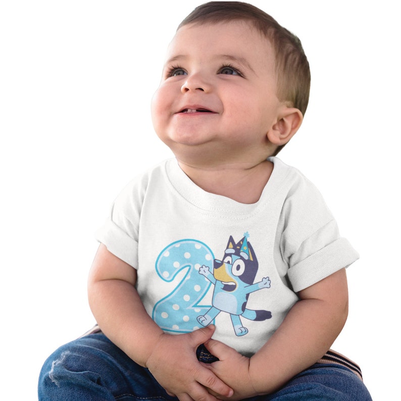 Image to Stamp Bluey With Number 2 Format Png, Svg, Pdf, Eps - Etsy UK