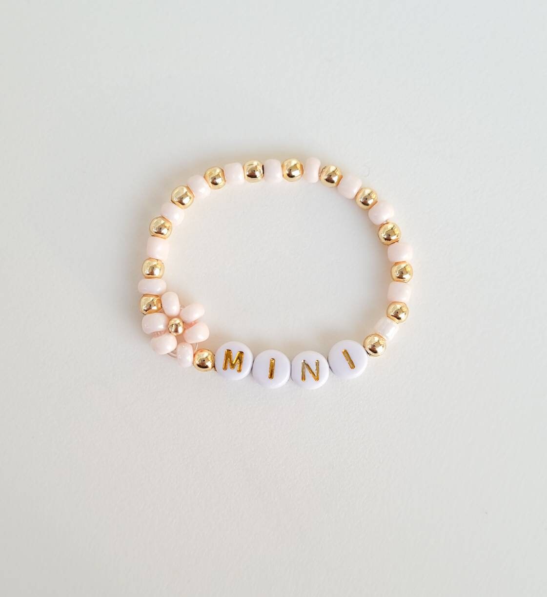 Daisy Mama and Mini Bracelet Set, Kids Bracelet Custom, Matching Mother ...
