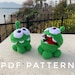 Om Nom Amigurumi Pdf Crochet Pattern, Cut the Rope, Plush Handmade Toy ...