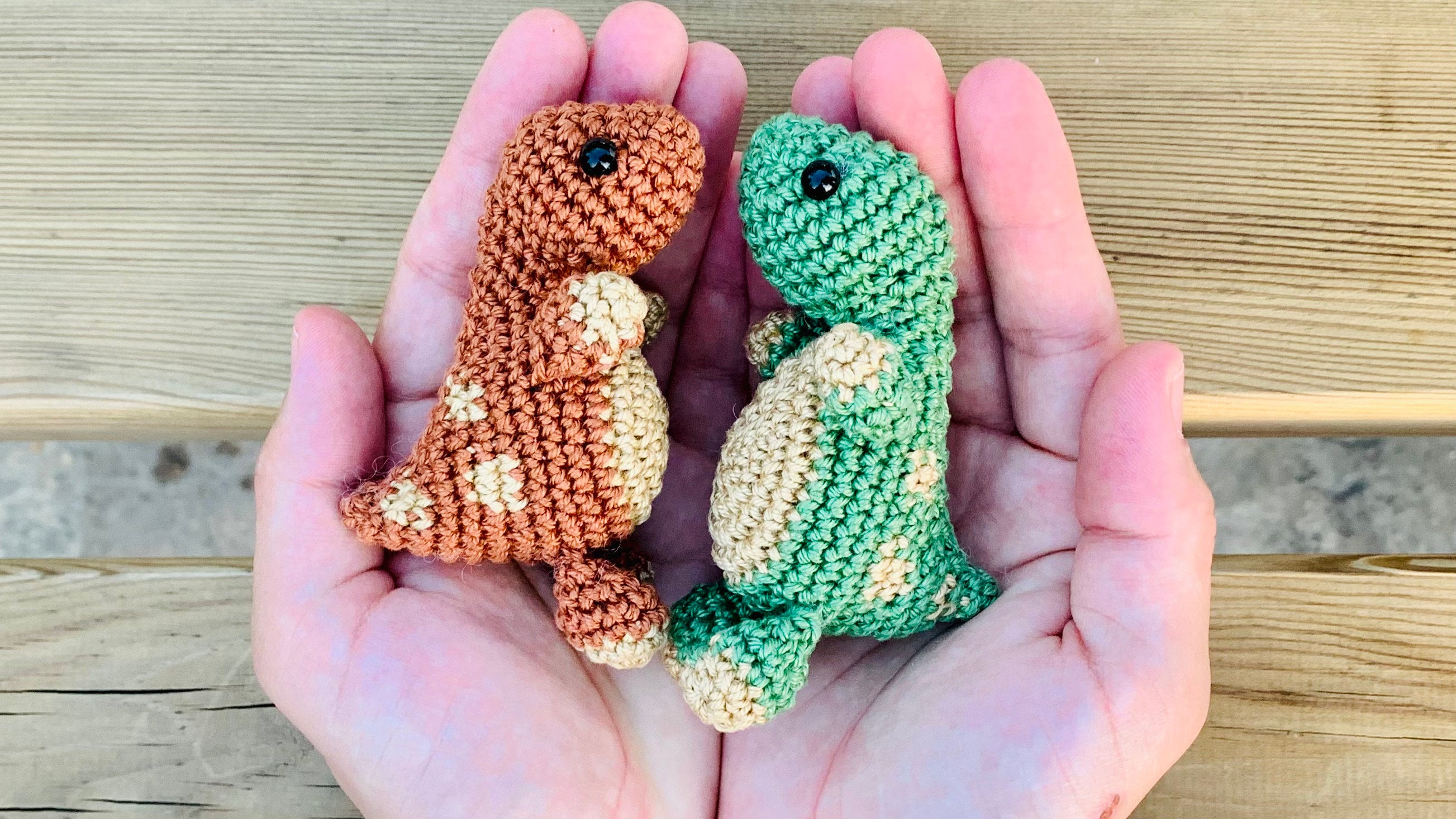 No Sew Dinosaur Trex Keychain Pdf Crochet Pattern. Amigurumi Dino ...
