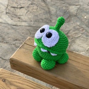 Om Nom Amigurumi Pdf Crochet Pattern, Cut the Rope, Plush Handmade Toy ...