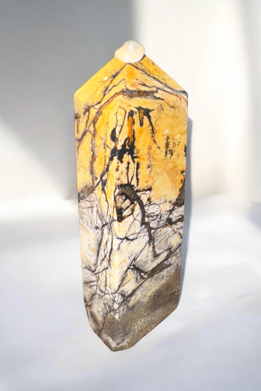 Natural Picasso Jasper Crystal Tower - Etsy
