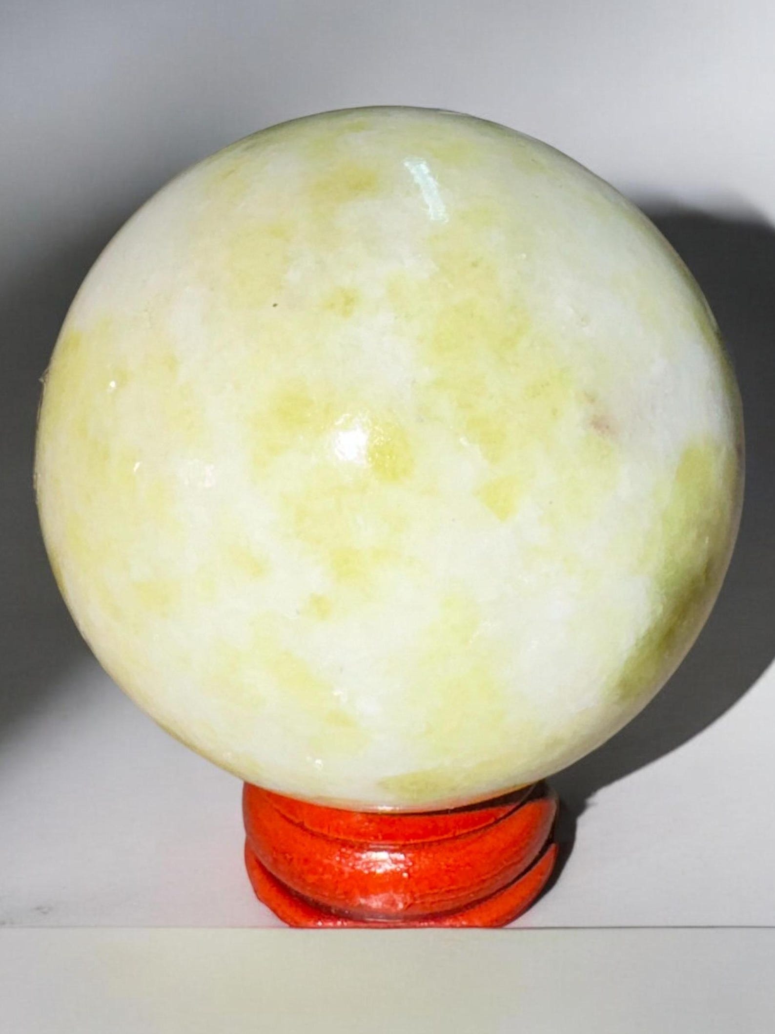 Natural Olive Opal Crystal Sphere - Etsy
