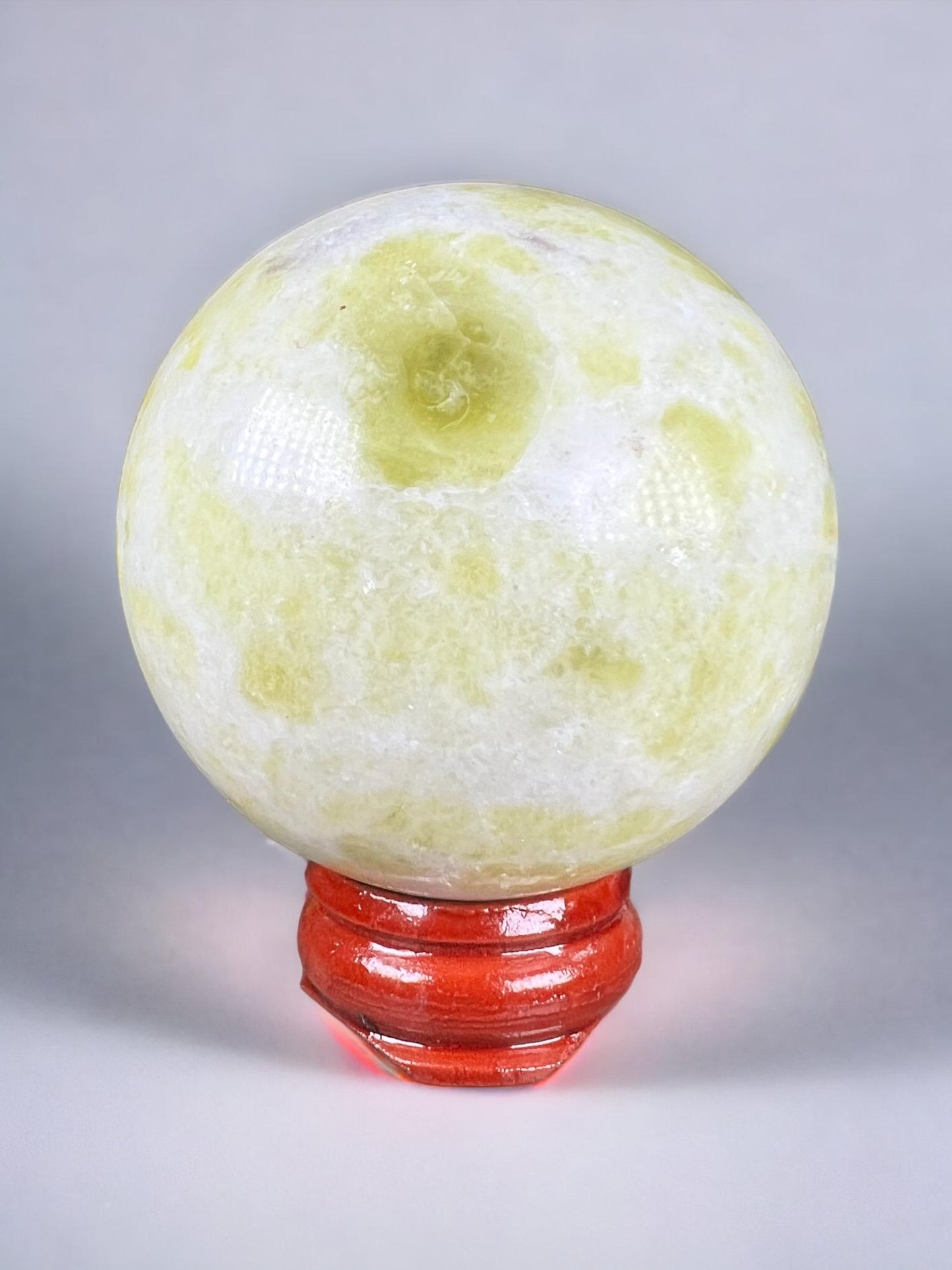 Natural Olive Opal Crystal Sphere - Etsy