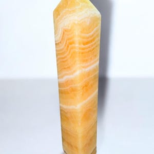 Natural Honey Calcite Crystal Tower - Etsy