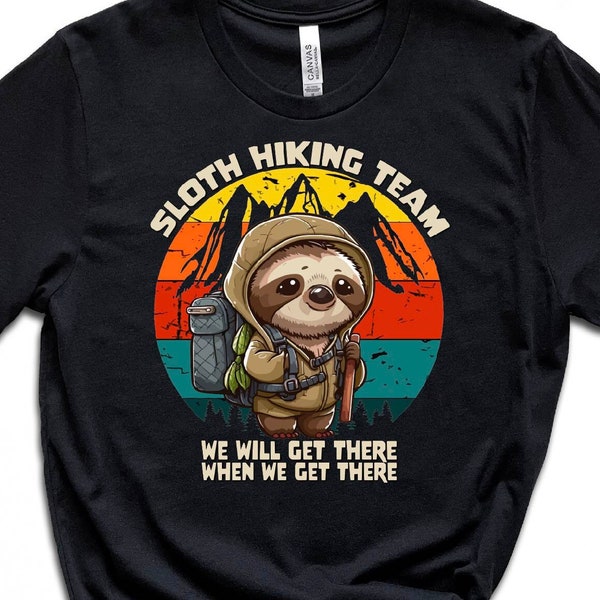 Sloth Hiking Team - Etsy