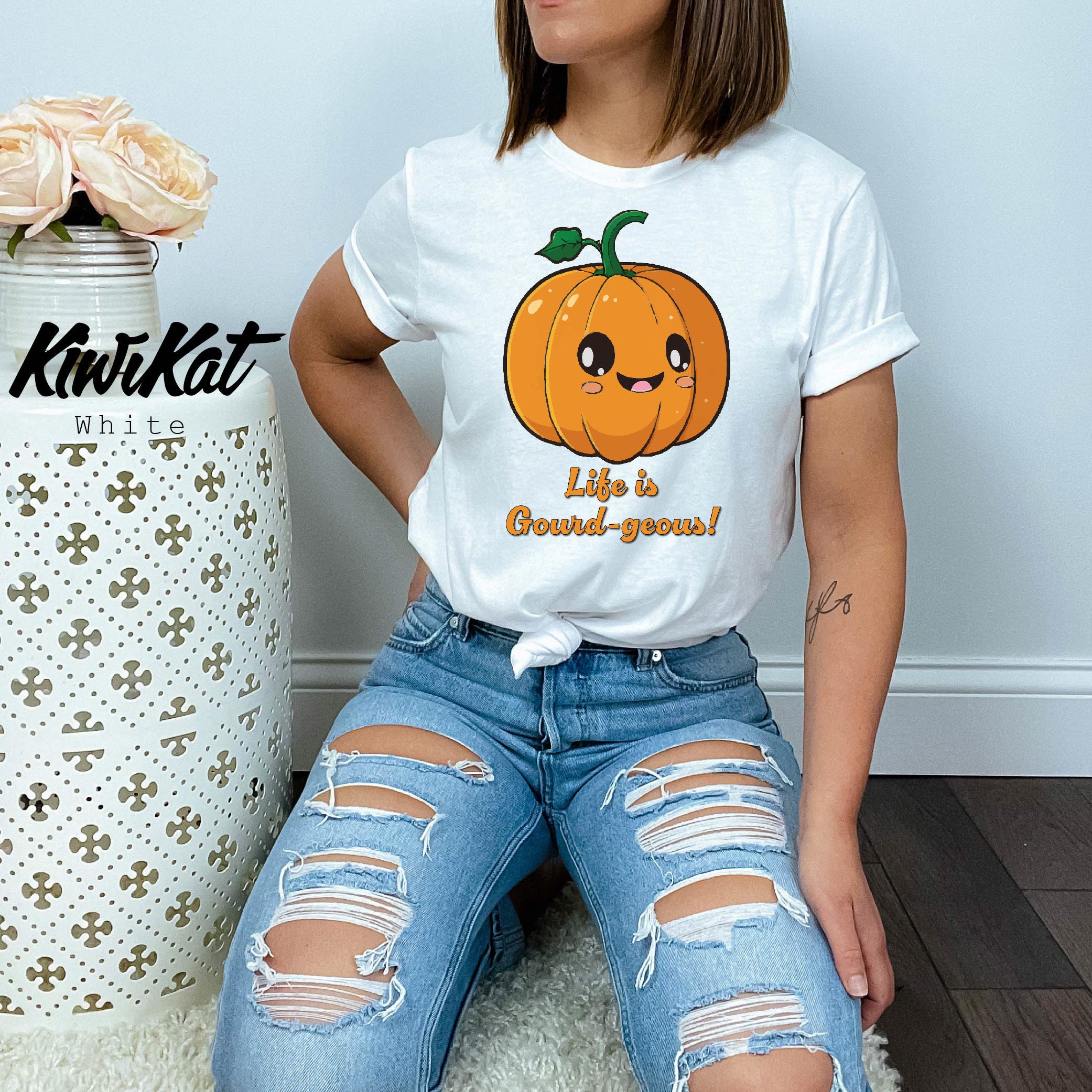 Life Is Gourd-geous Shirt Pumpkin Thanksgiving Fall Autumn Seasonal ...
