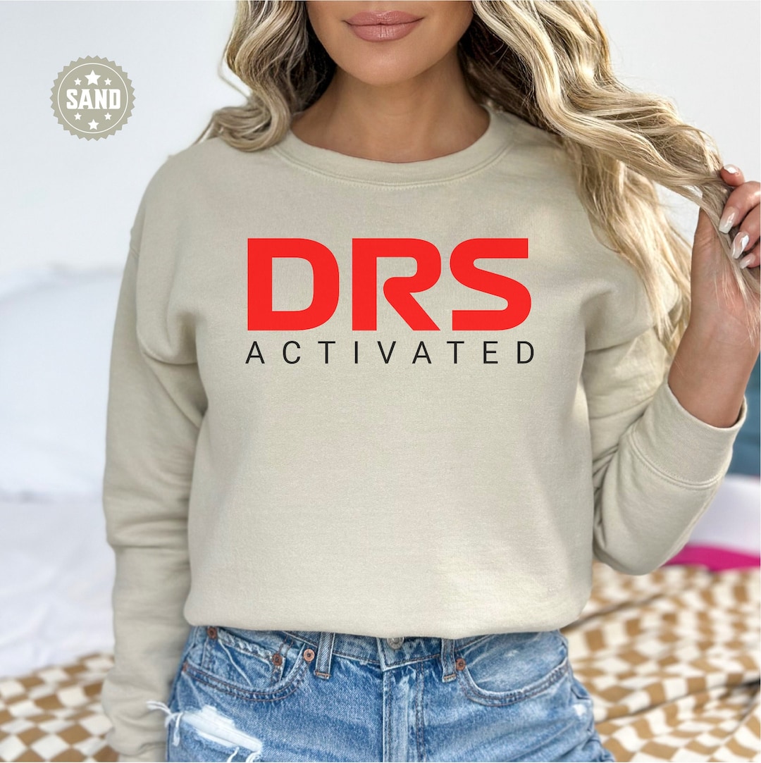 Formula 1 Sweatshirt, DRS Activated Sweatshirt,drs Enabled Sweatshhirt ...